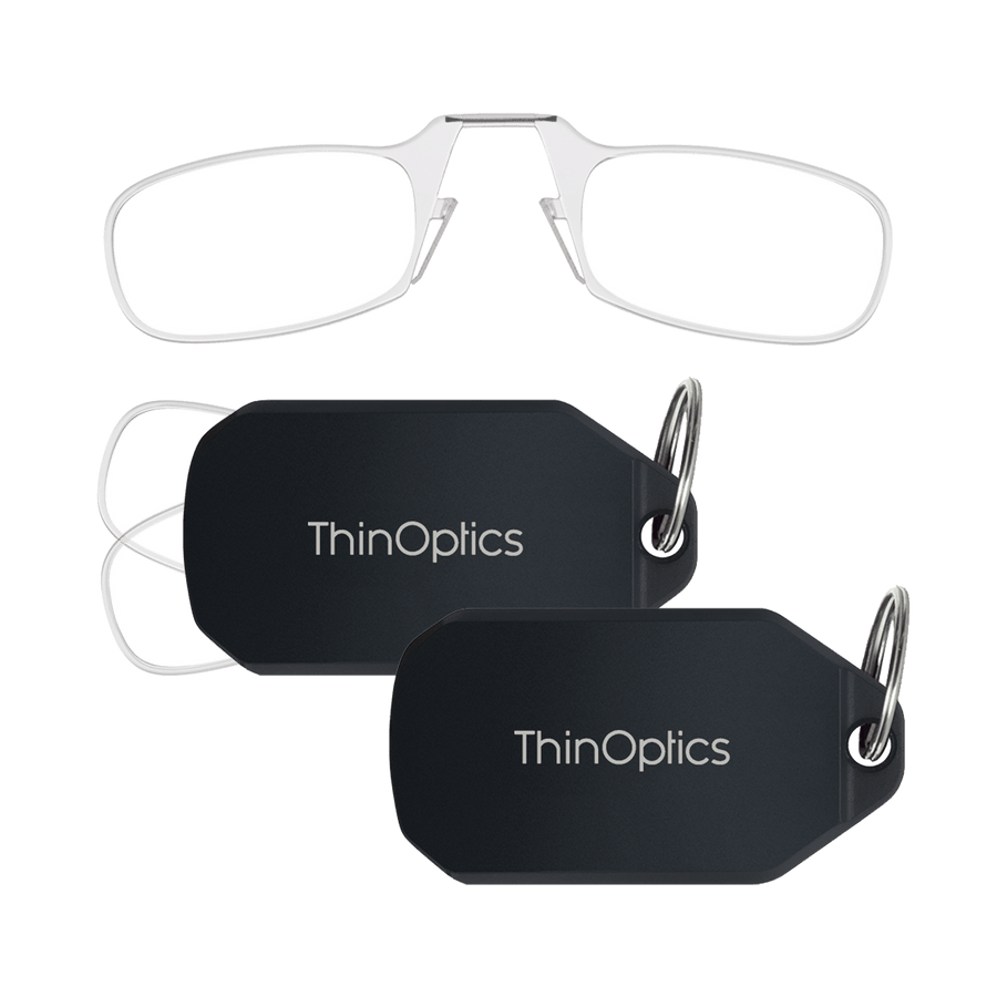 ThinOptics | 2-Pack Readers + Black Keychain Case | Readers & Reading ...