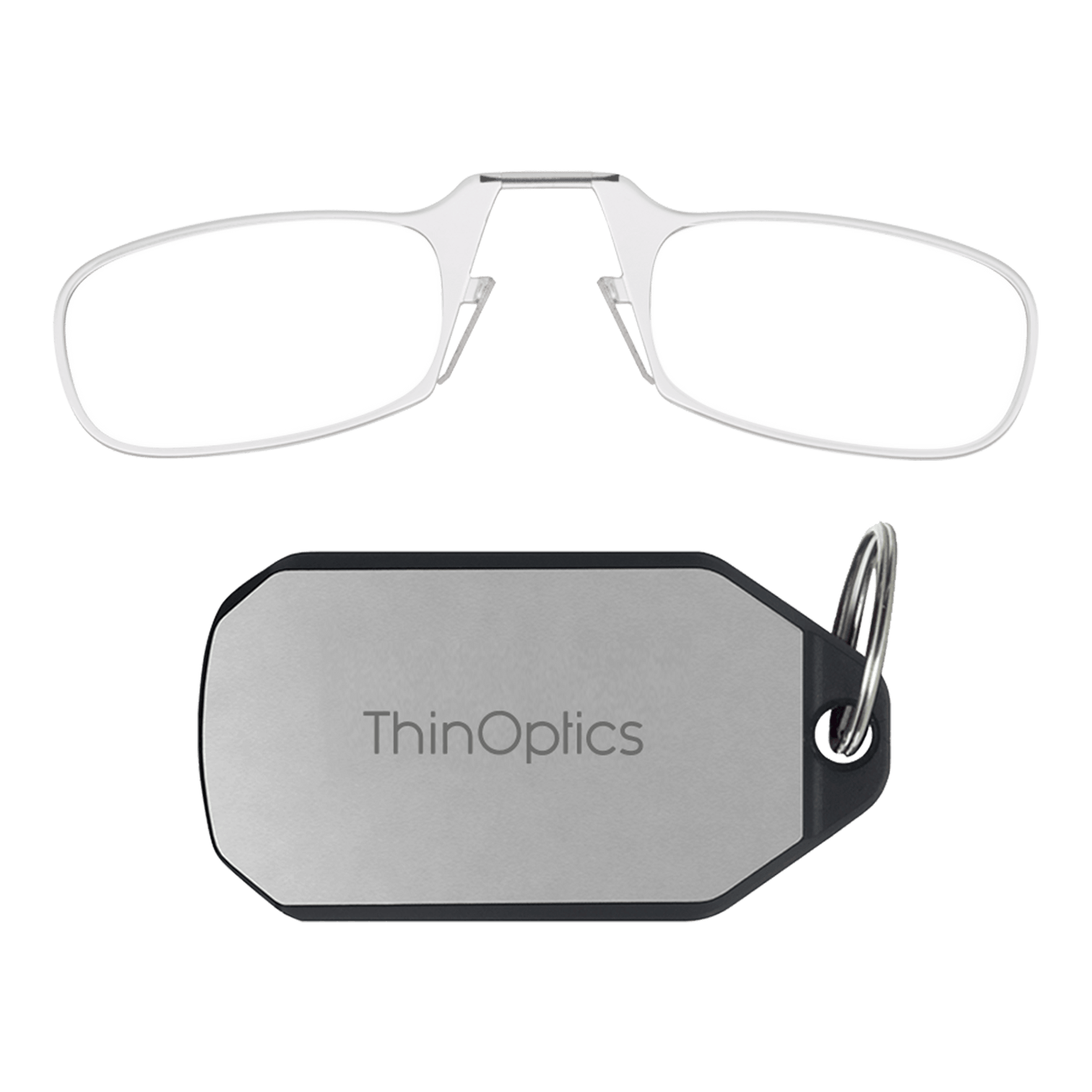 ThinOptics | Readers + Silver Keychain Case | Readers & Reading Glasses